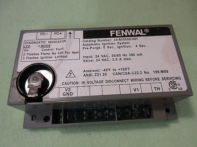 * Furnace Control Board/Ignition Module * Catalog # 35-605500-001 ...