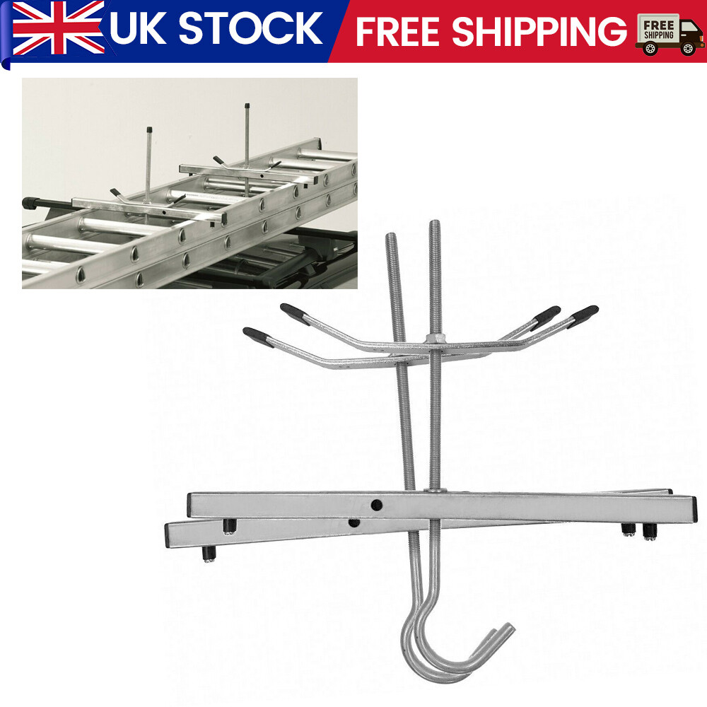Universal Lockable Ladder Roof Rack Clamps Heavy Duty Safe Ladders ...