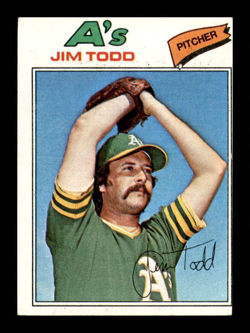1977 Topps Jim Todd #31 Oakland Athletics | eBay