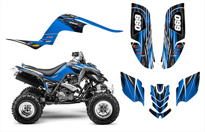 YAMAHA RAPTOR 660 660R CUSTOM GRAPHICS DECAL STICKER KIT #3333 BLUE | eBay
