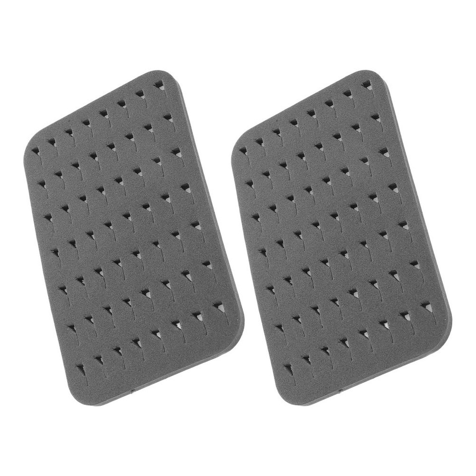 2pcs Foam Fly Fishing Organizer: Fishing Gear Storage Board ...