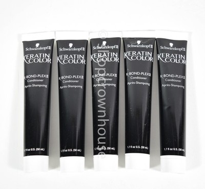 5 Tubes Schwarzkopf Keratin Color K Bond Plex Conditioner 1.7 fl. oz ...