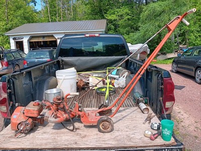 Vintage Jacobsen Lawn Edge-R-Trim Seized Up? & 2 Stroke Motor Turns ...