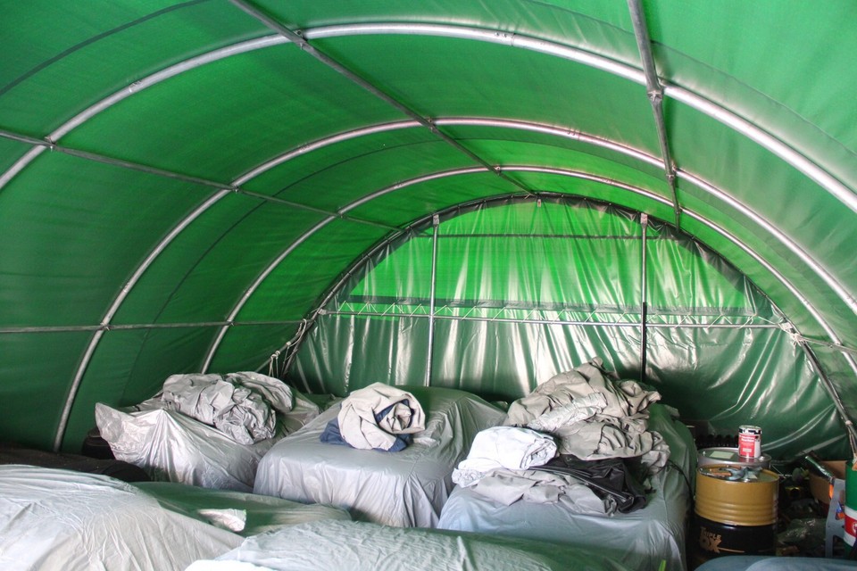 Steel Framed Building Round Storage Building Farm Shed Portable ...