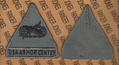 US ARMY ARMOR CENTER ACU uniform Tank Hook & Loop patch m/e | eBay