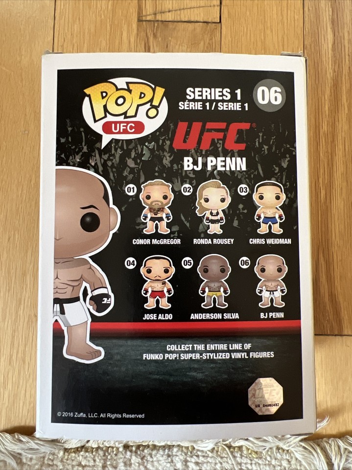 Funko Pop! Bj Penn UFC Vinyl Figure 06 Rare 889698106917| eBay