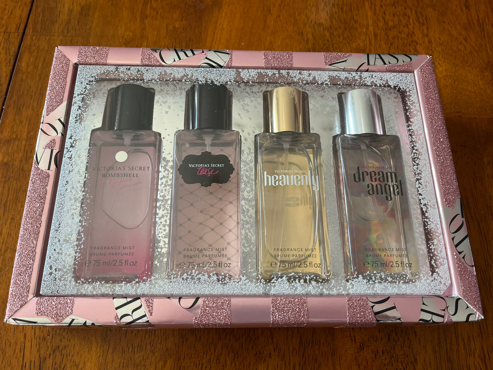 Victoria's Secret Gift Set 4 Pc Fragrance Mist Body Spray Splash New ...