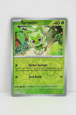 Sprigatito- Paldea Evolved - 012/193 - Reverse Holo - Pokemon TCG | eBay