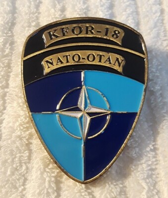AUTHENTIC KFOR-18 MNBG-E KOSOVO NATO-OTAN NUMBERED #197 RARE CHALLENGE ...