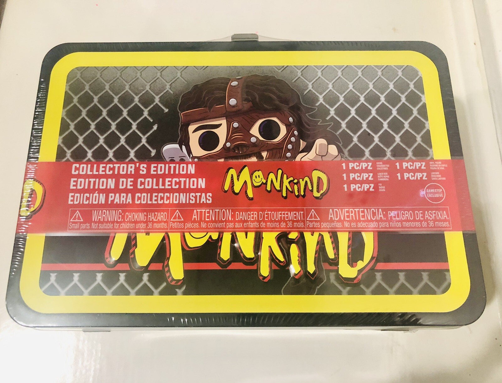 Funko Pop WWE: Mankind Collector's Lunch Box & Figure Bundle GameStop ...