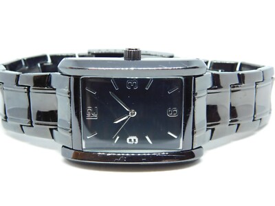 Allude FMDAL596 Black Out Quartz Analog Men's Watch Sz. 8 1/4" New ...