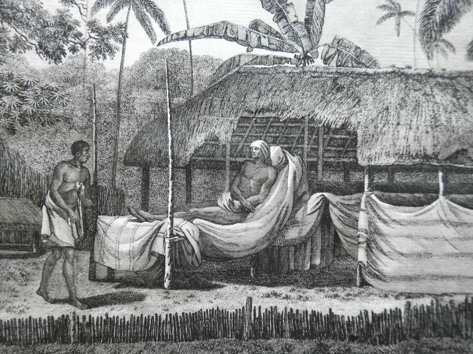 The Body of Thee Ruler of Tahiti Preserved Body 1802 Captain Cook ...