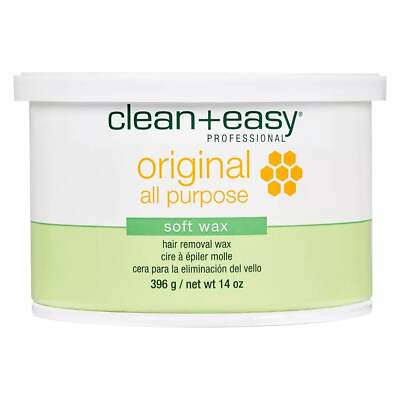 Clean+Easy professional original all purpose soft wax hair removal wax ...