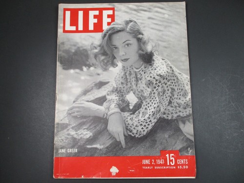 Life Magazine June 2 1947 Special Issue Jane Greer No Label VTG | eBay