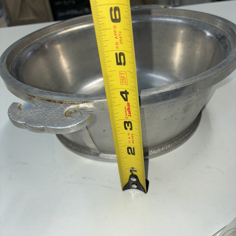 Guardian Service Ware Heavy Aluminum Casserole Roaster w/ Glass Lid MCM ...