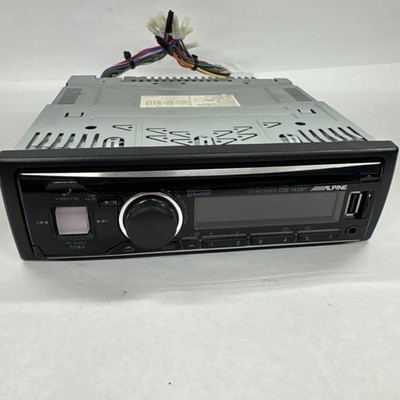 ALPINE CDE-143BT CAR BLUETOOTH CD RECEIVER Stereo USB Aux Mic Single ...