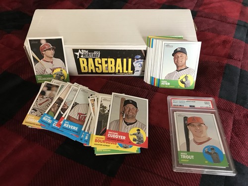 2012 Topps Heritage Master Set 1-500 including High Number SPs Mike ...