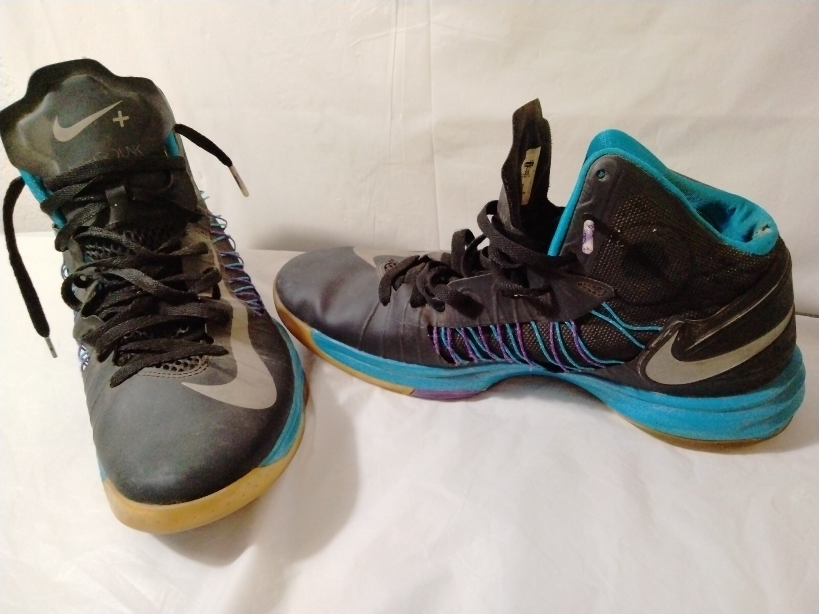Nike Hyperdunk 2012+ Sport Pack Black/Blue Size 11 524948-001 Lebron | eBay