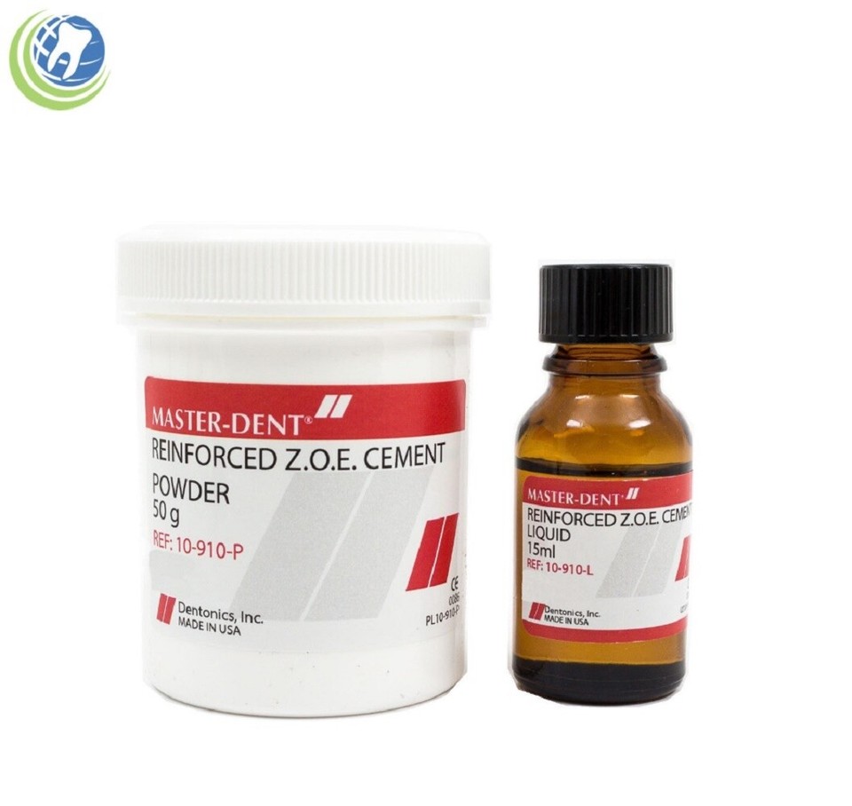 Dental Reinforced Zinc Oxide Eugenol Cement ZOE Crown Bridge Veneer KIT ...