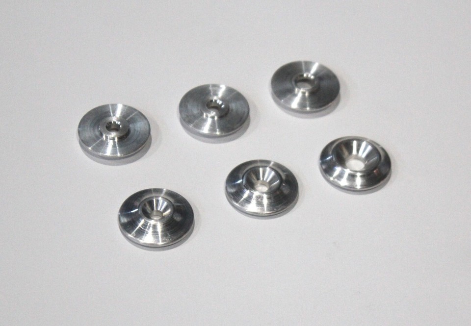 M6 Aircraft Conical Washer - 10 Pack Load Spreading Washers with Spigot ...