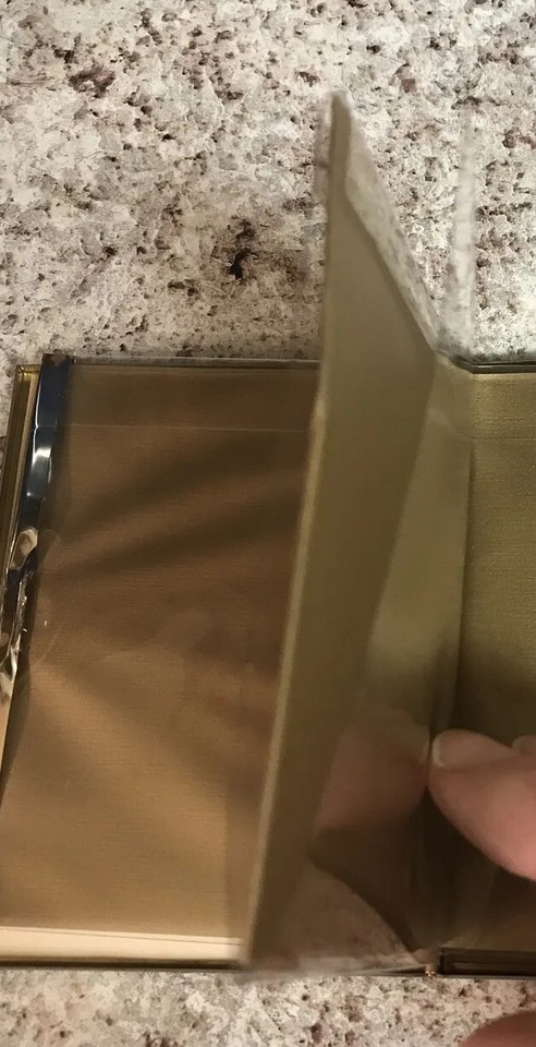 Metal Our Family Pocket Photo Album Business or Credit Cards D5 Vintage ...