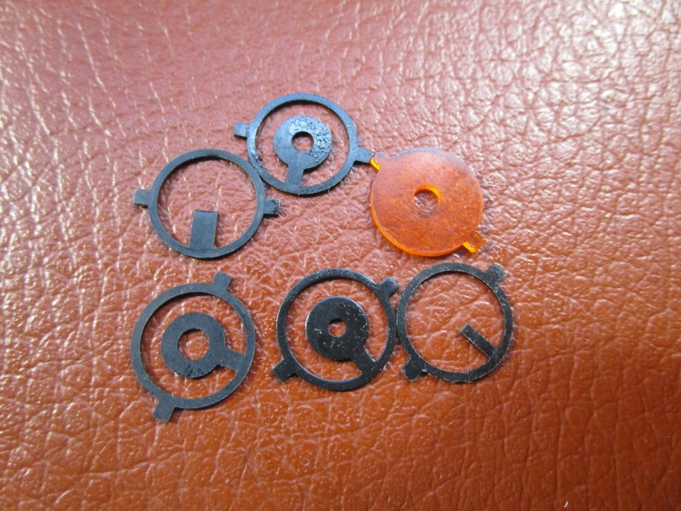 Lyman 17A vintage globe sight insert apertures in orange tin | eBay