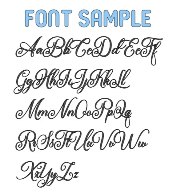 Bold Cursive Tattoo Fonts