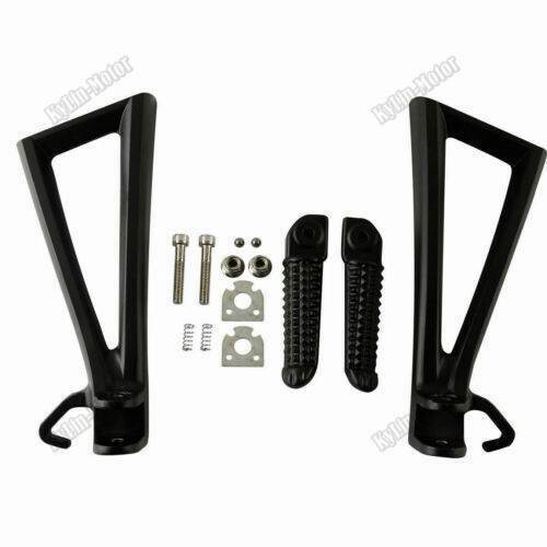 Pair Rear Passenger Footrest Pegs Bracket Set For Yamaha YZF-R6 2006 ...