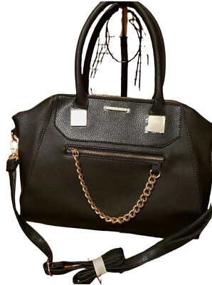 Rampage Large Black Convertible Handbag Purse Sachel NWT RETAIL$98.00 ...