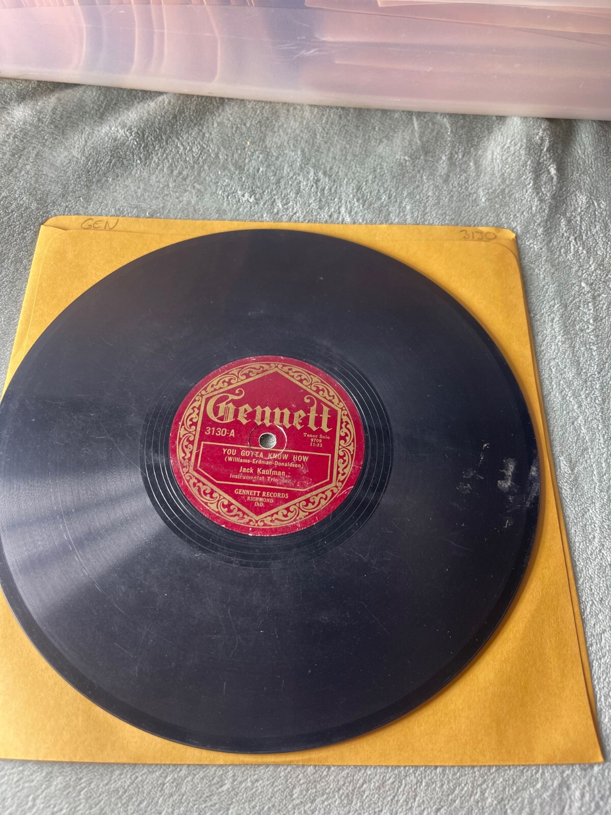 GENNETT Record 78 rpm 3130 YOU GOTTA KNOW HOW / KING ISNT KING ANYMORE ...