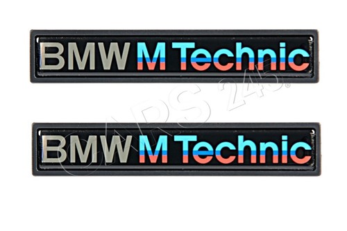 Genuine M Technic Logo Emblems x2 pcs BMW E36 316i 318i 318is ...
