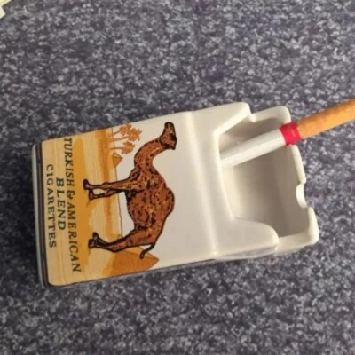 Camel Ceramic Cigerette Packet Ash Tray | eBay