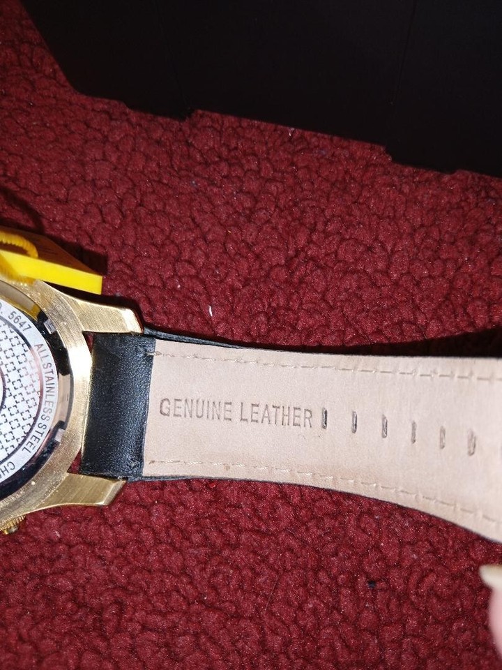 Invicta 5647 II Collection Sport Elite Quartz Chronograph Leather Mens ...