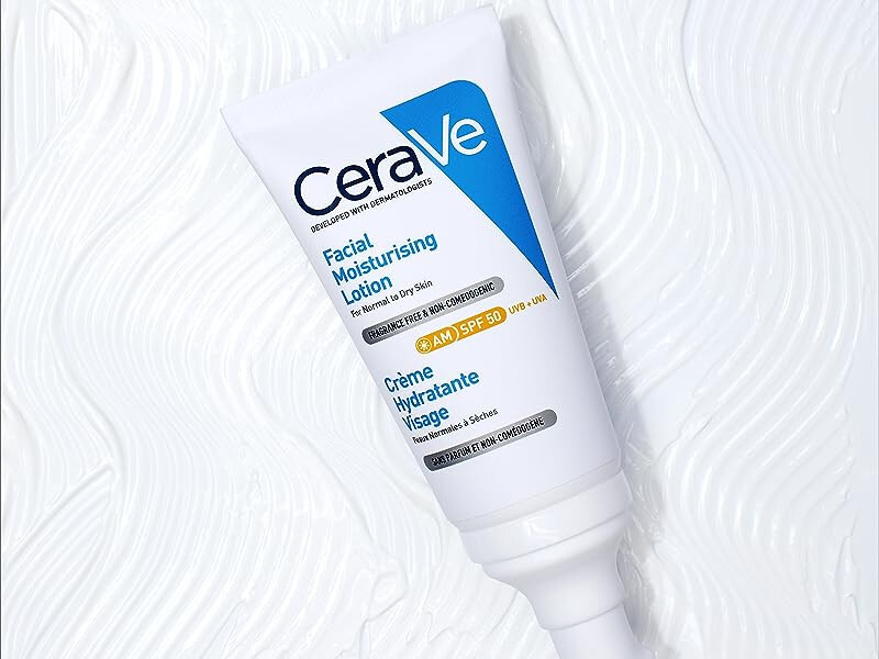 CeraVe AM Facial Moisturising Lotion with SPF50, 52ml 3337875814652 ...