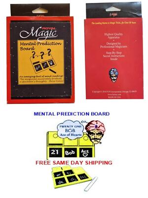 MENTAL PREDICTION BOARD BY ROYAL MAGICE GREAT MENTALISM EFFECT WATCH ...