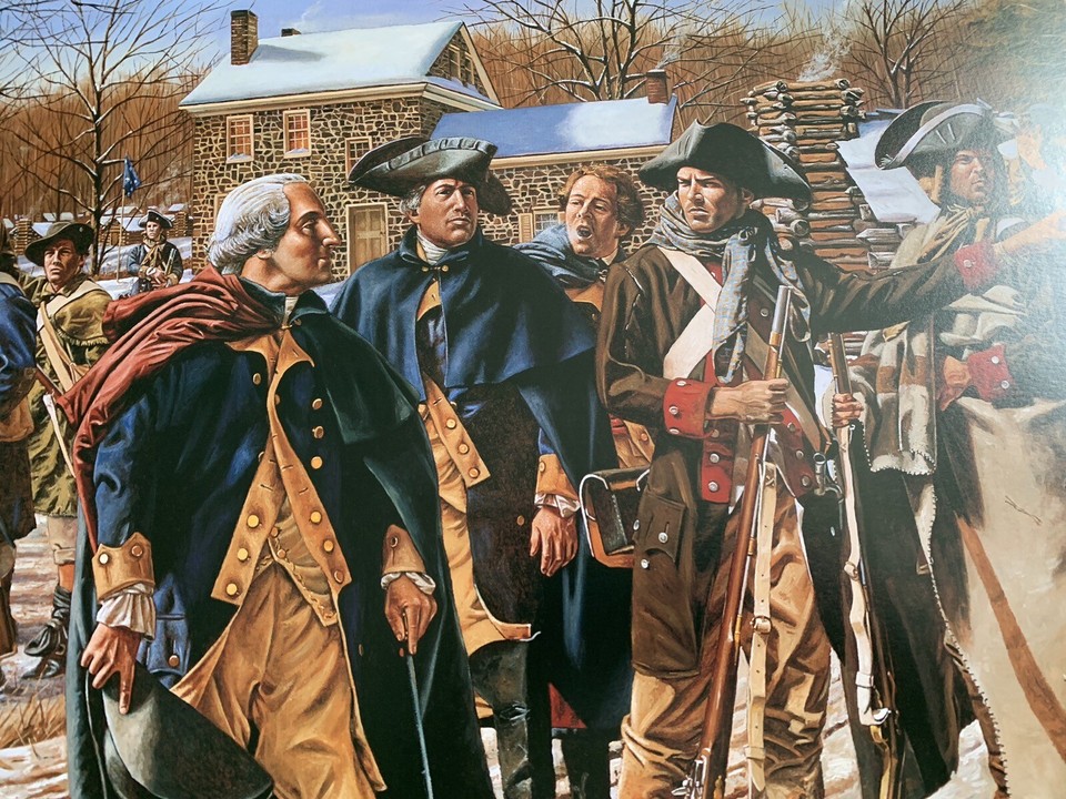 FORGING AN ARMY - WASHINGTON AT VALLEY FORGE, Low #7/400 Rick Reeves ...