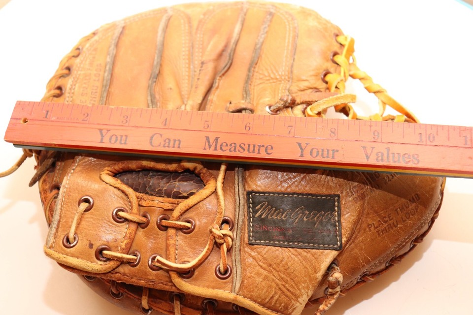 VINTAGE 1940s AL LOPEZ HOF MACGREGOR G175 MODEL BASEBALL CATCHERS MITT ...