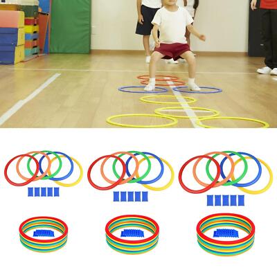 Hopscotch Rings Game with Connectors Hopscotch Hoops for Toddlers Kids ...