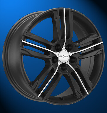 Ronal R57 7.5 X 17 5 X 100 38 mattschwarz-frontkopiert online kaufen | eBay