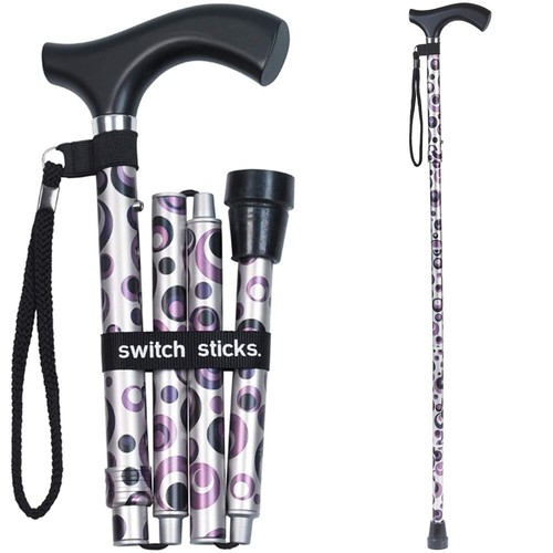 Switch Sticks Walking Cane for Men or Women, Foldable & Adjustable from ...