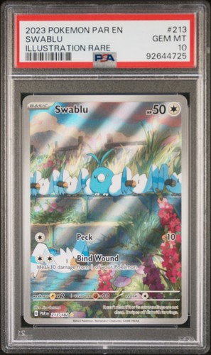 Swablu - 213.182 IR Paradox Rift- PSA 10- Mint Pokemon TCG | eBay