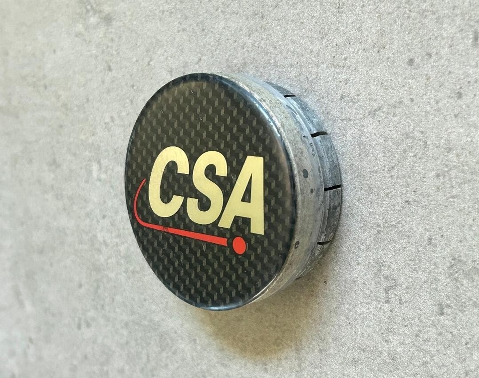 CSA Wheels Black Carbon Fiber Chrome Red Wheel Center Cap Rim 2 3/8 ...