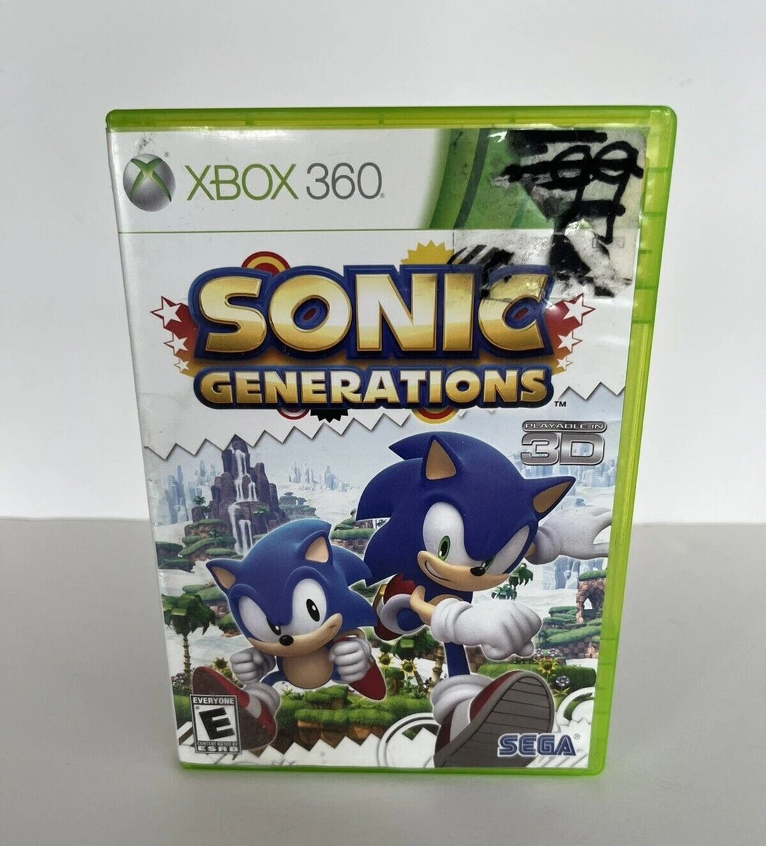 Sonic Generations Xbox 360 Cover