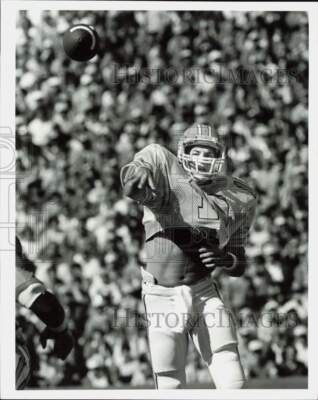 1982 Press Photo UNC Quarterback Rod Elkins - afa30383 | eBay UK