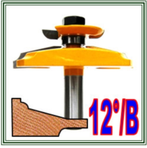 1pc 1/2" SH 12° Straight Raised Panel with Back Cutter Router Bit S | eBay