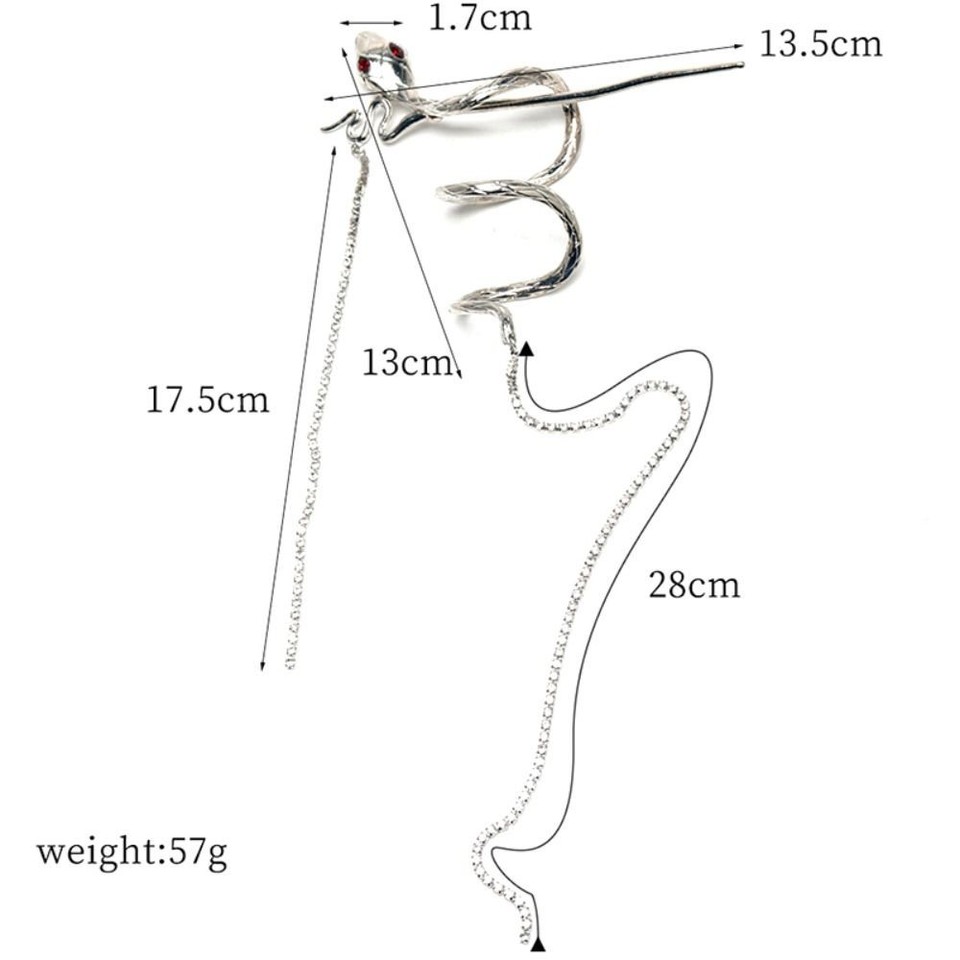 Winding Twine Snake Hairpin Punk Style Hair Insert New Hair Stick | eBay UK