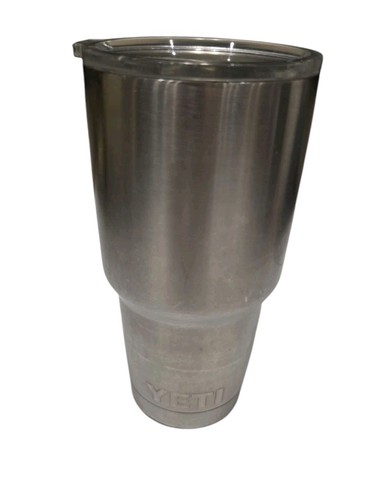 Yeti Rambler 32oz Tumbler Silver Stainless Steel w/ Standard Lid | eBay