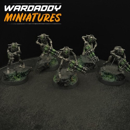 Pro Painted Warhammer 40k Necron Warriors ×5 G7 Games Workshop | eBay ...