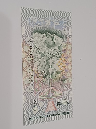1997 RBS SCOTLAND £1 ONE POUND NOTE ALEXANDER GRAHAM BELL Serial No ...