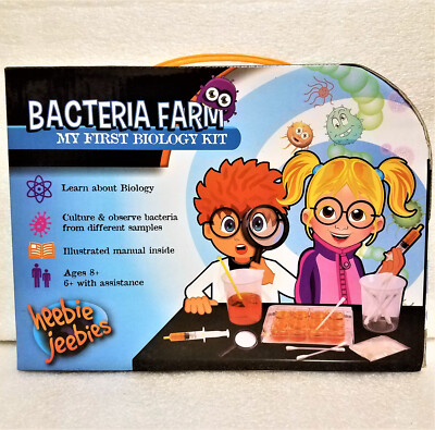 Heebie Jeebies Bacteria Farm My First Biology Kit NEW! Sealed! | eBay